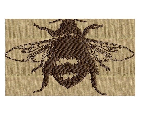 Bumble Bee Victorian Vintage Embroidery DESIGN FILE | Etsy