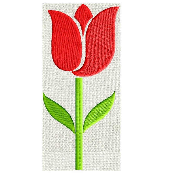 Tulip Embroidery - Etsy