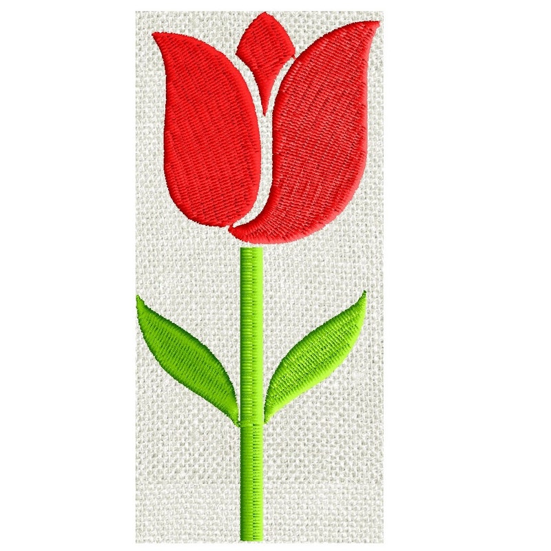 Tulip Embroidery - Etsy