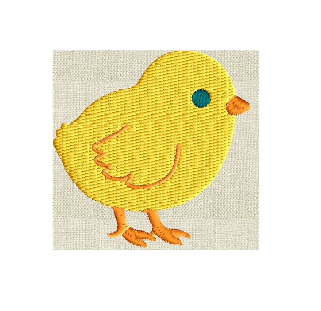 Cute Chick - Embroidery Design Embroidery DESIGN FILE - Instant ...