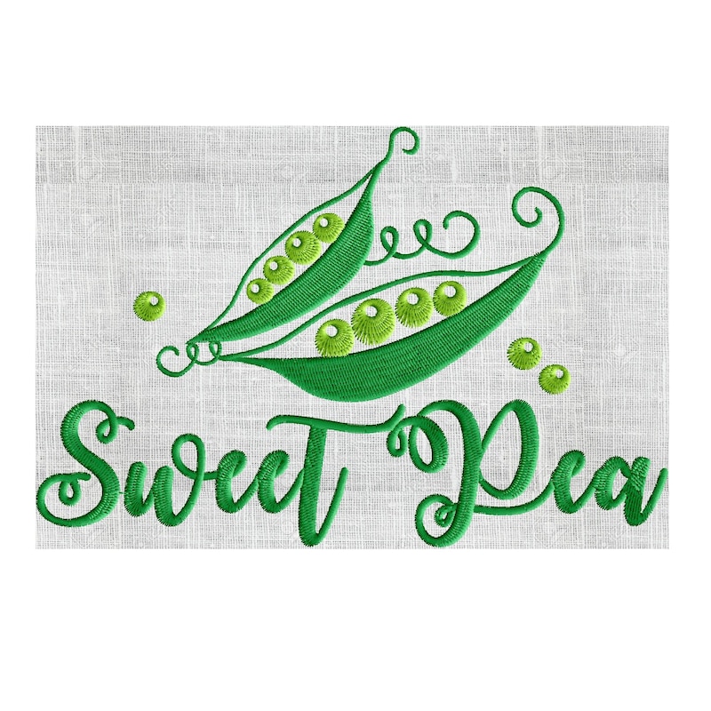 Sweet Pea Embroidery Designs - Etsy