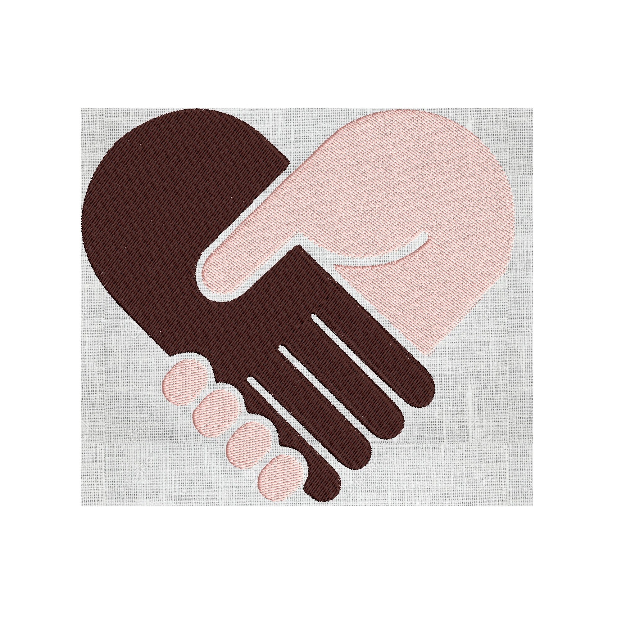Heart Hands -love - Black Lives Matter EMBROIDERY DESIGN File Instant ...