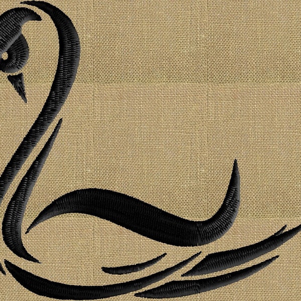 Swan Embroidery - Etsy