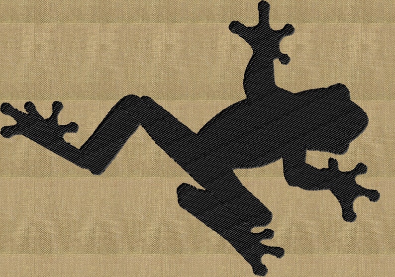 Toad Tree Frog - Embroidery Design Embroidery DESIGN FILE - Instant ...