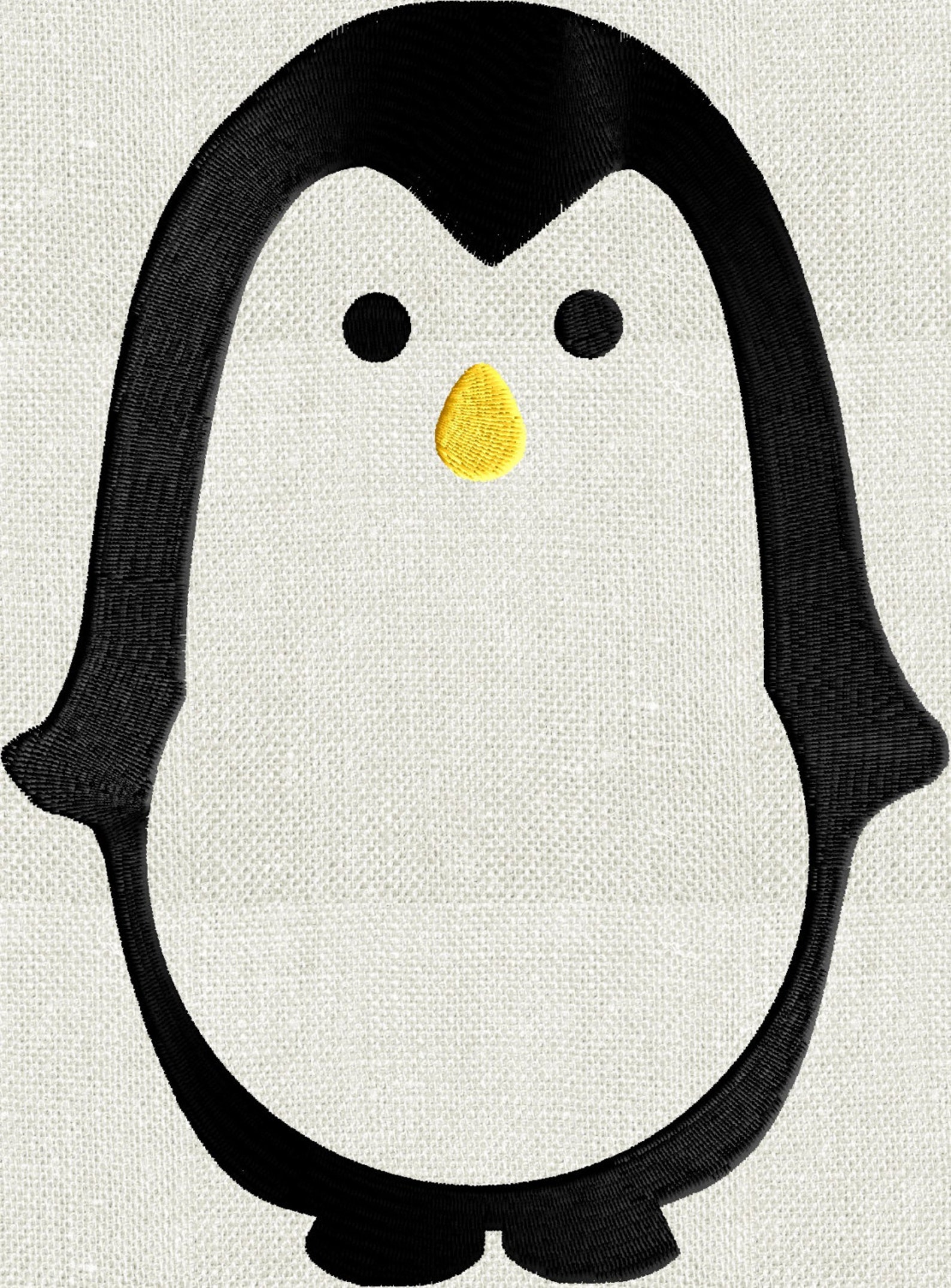 Penguin Frame Design - EMBROIDERY DESIGN FILE - Instant Download - 2 ...