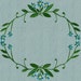 Forget Me Not Frame Monogram font Not Included EMBROIDERY DESIGN ...