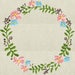 Floral Wreath Font Frame Monogram Design -font Not Included ...