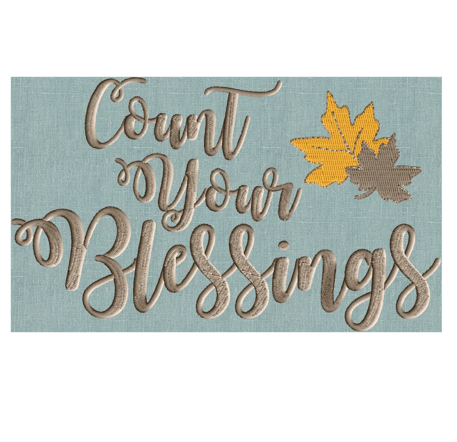 Thanksgiving Quote count Your Blessings | Etsy