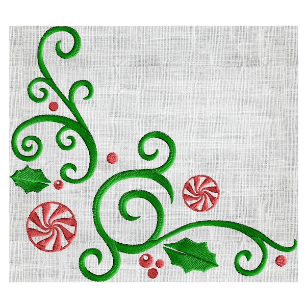 Corner Embroidery Designs - Etsy