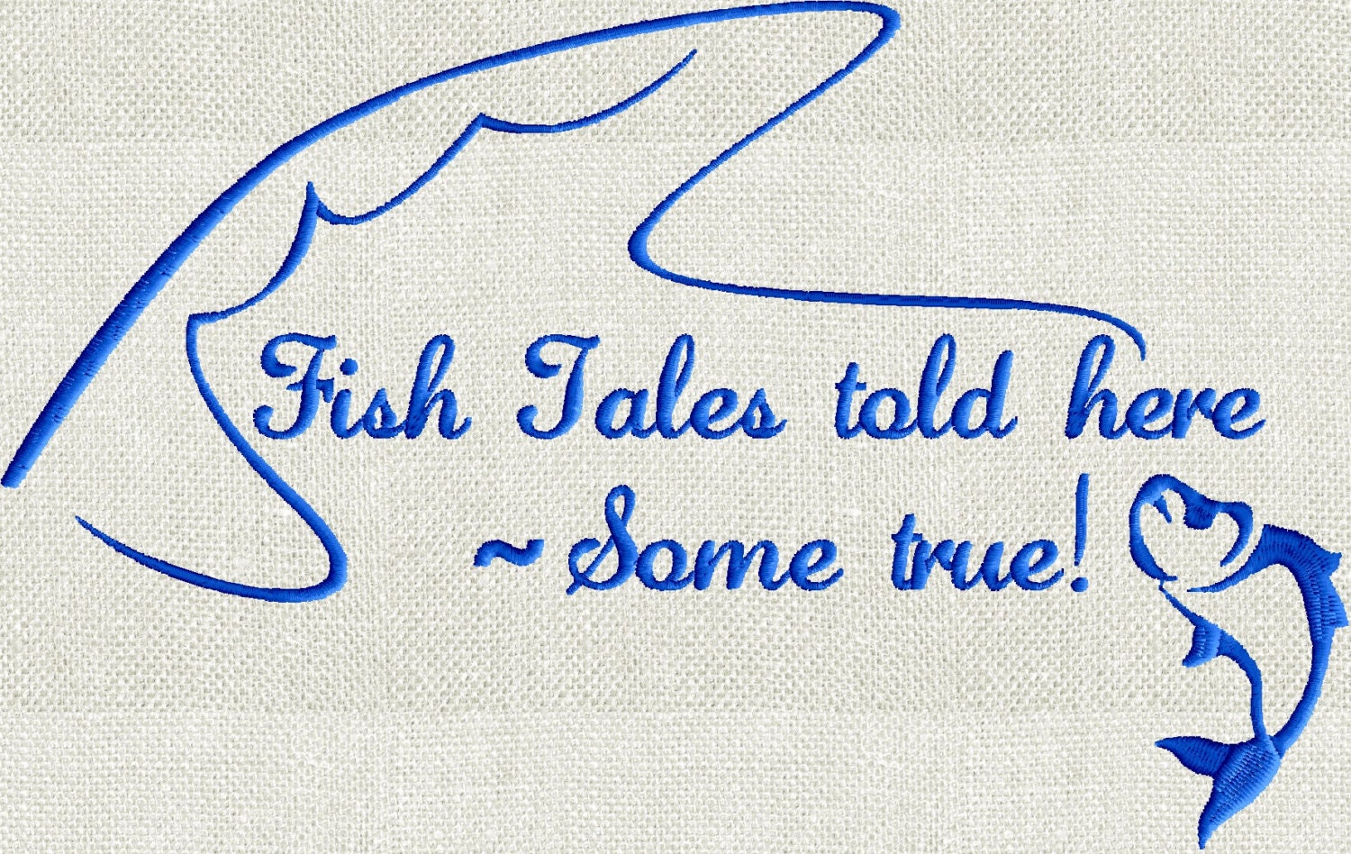 Fishing Quote fish Tales Told Here. Some True | Etsy