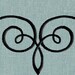 Filigree Flourish Scroll Font Frame Monogram -font Not Included ...