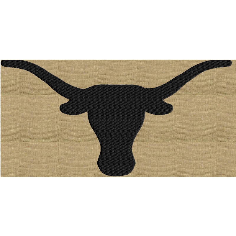 Longhorn Embroidery - Etsy