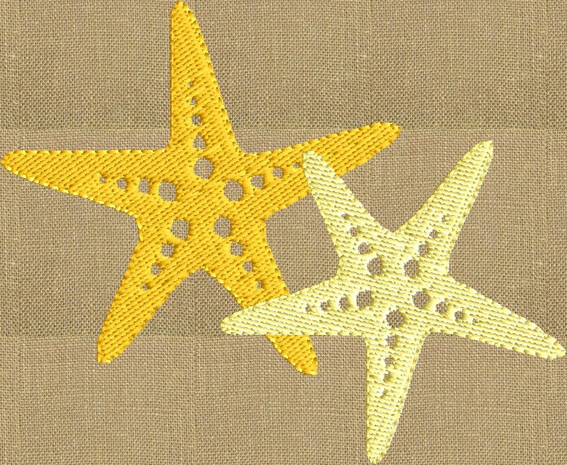 Starfishfish EMBROIDERY DESIGN FILE Instant Download Dst - Etsy