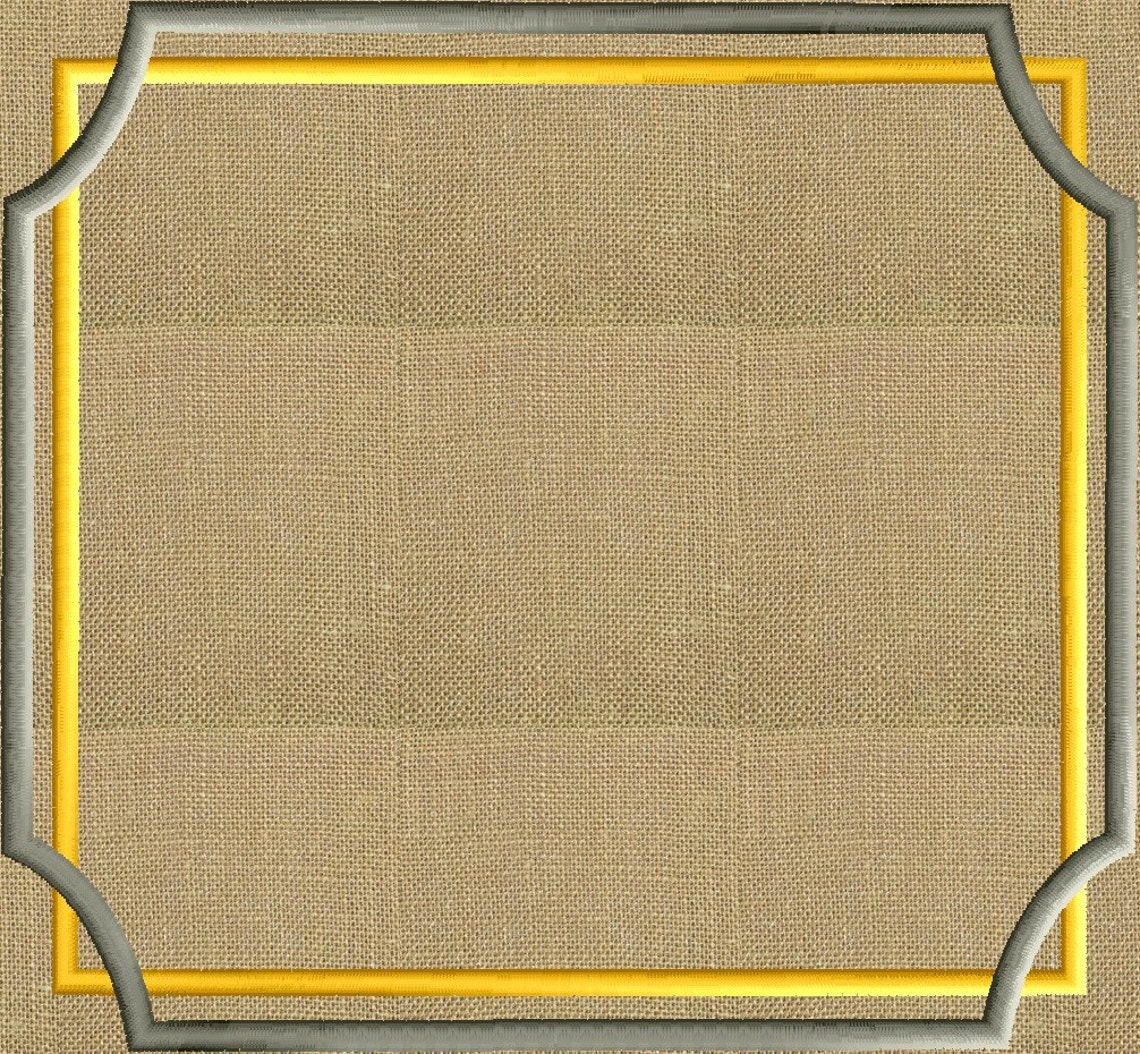 Tailored Font Frame Monogram Design font Not Included - Etsy