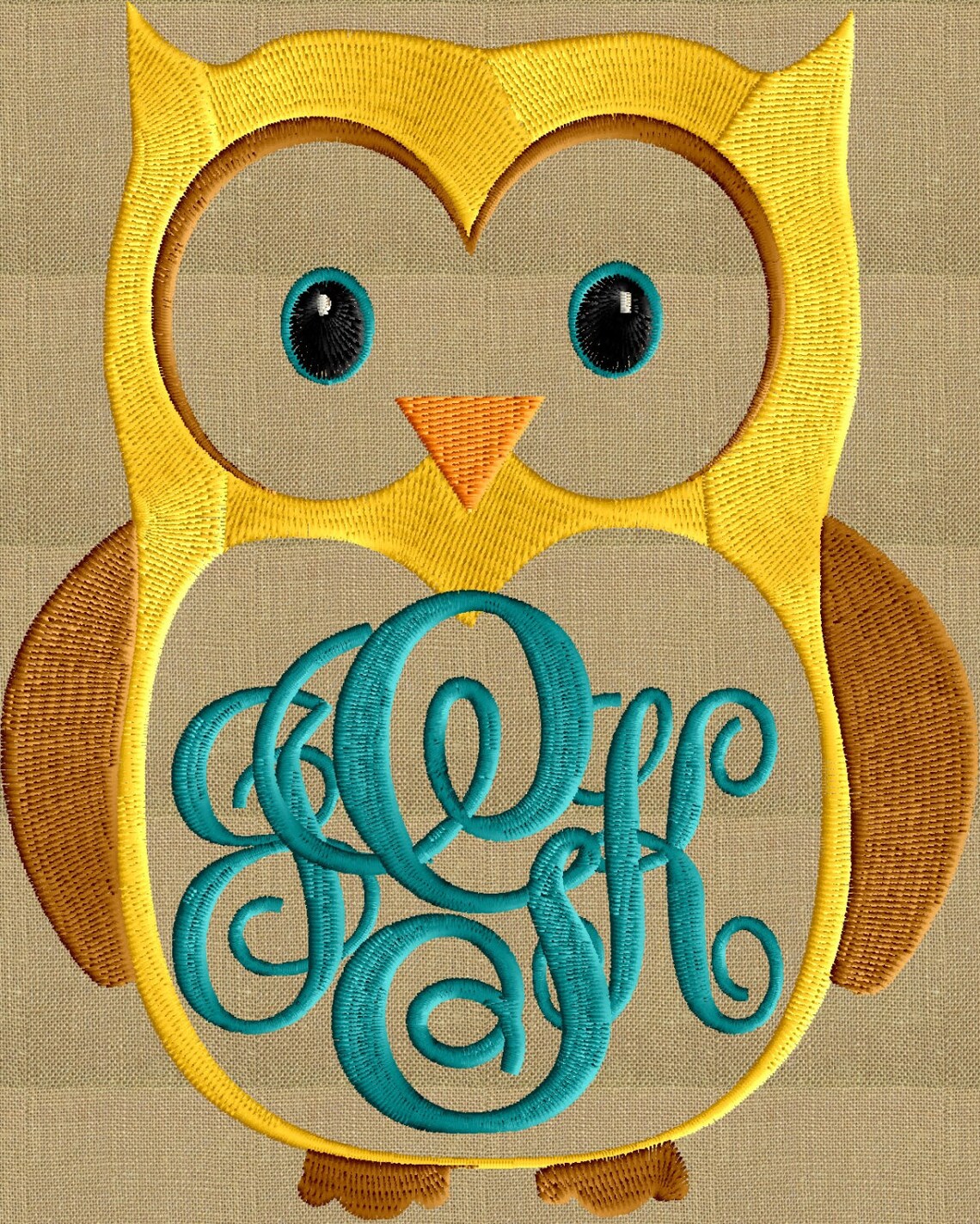 Owl Frame Design EMBROIDERY DESIGN FILE Instant Download - Etsy