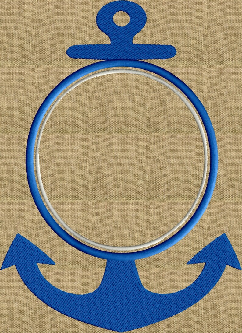 Anchor Font Frame Monogram Design font Not Included - Etsy