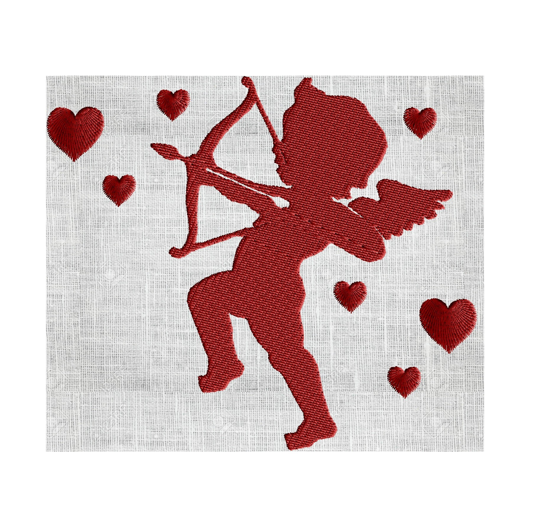 Cupid Embroidery Design