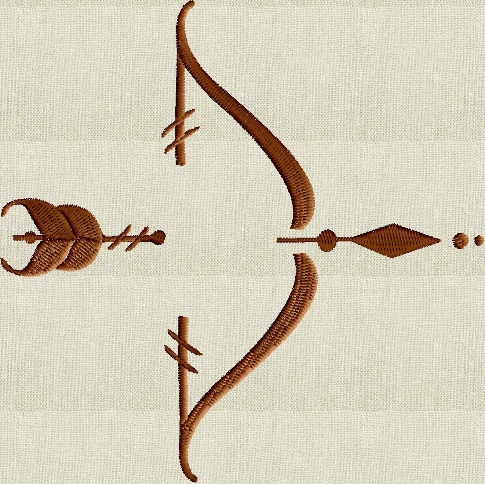 Bow and Arrow Font Frame Monogram Design font Not Included - Etsy