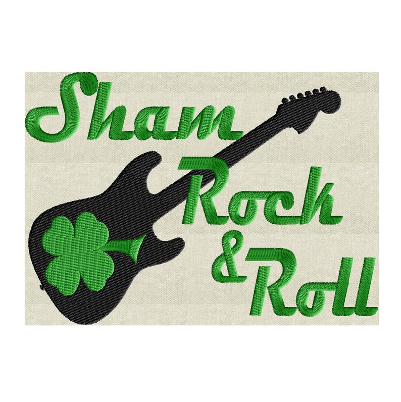 Sham Rock & Roll Irish St Patrick's Day Shamrock Rock - Etsy