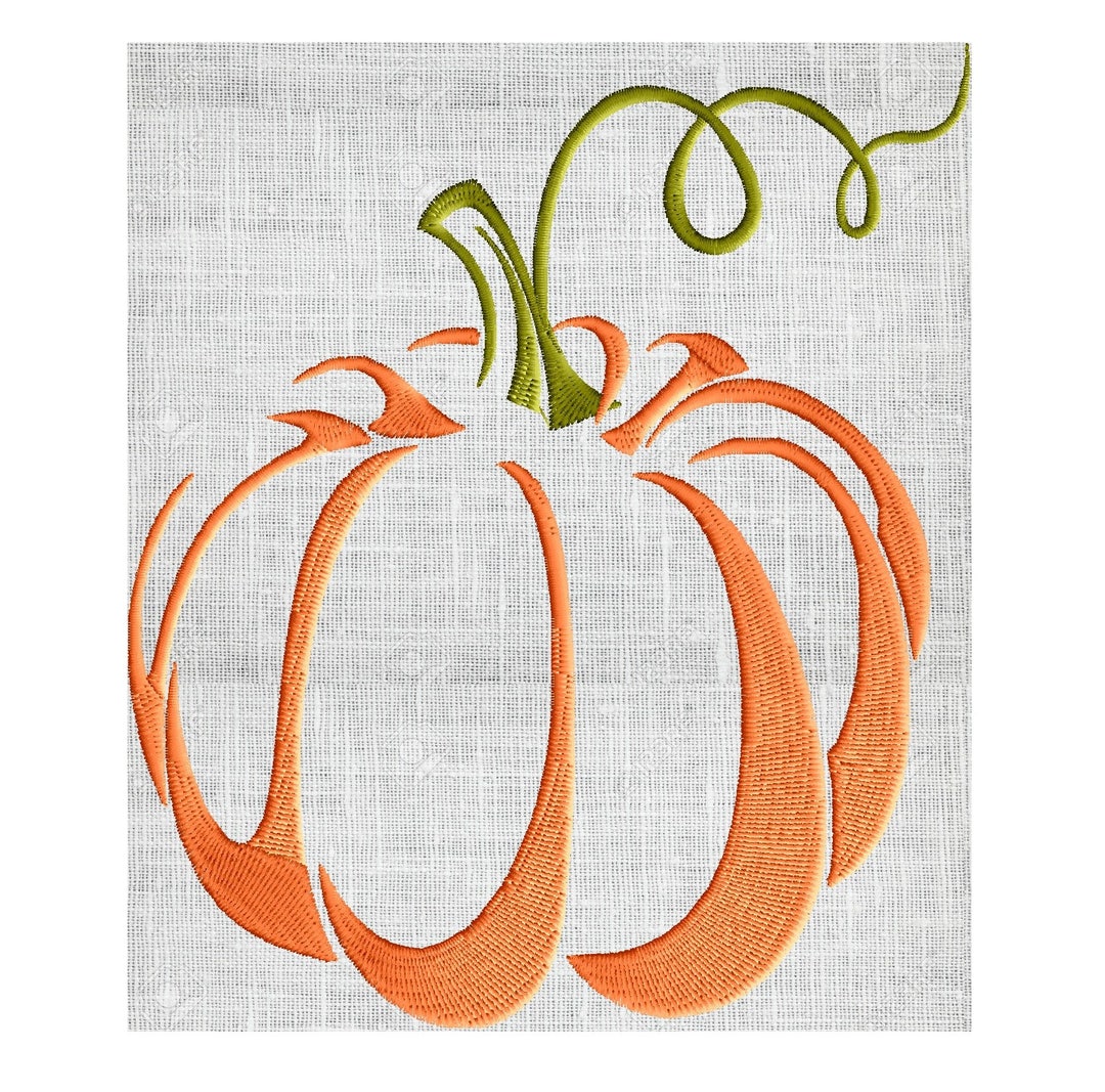 Pumpkin EMBROIDERY DESIGN FILE - Instant Download Vp3 Hus Dst Exp Jef ...