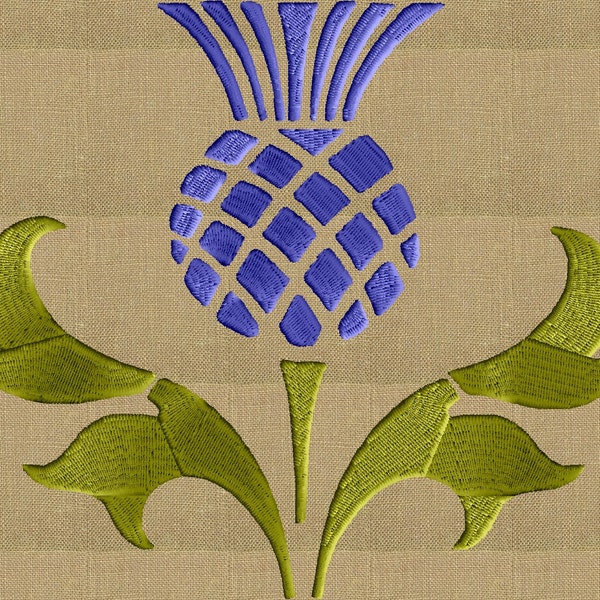 Thistle Embroidery Pattern - Etsy