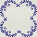 Dutch Delft Font Frame Monogram Design - Font Not Included - EMBROIDERY ...