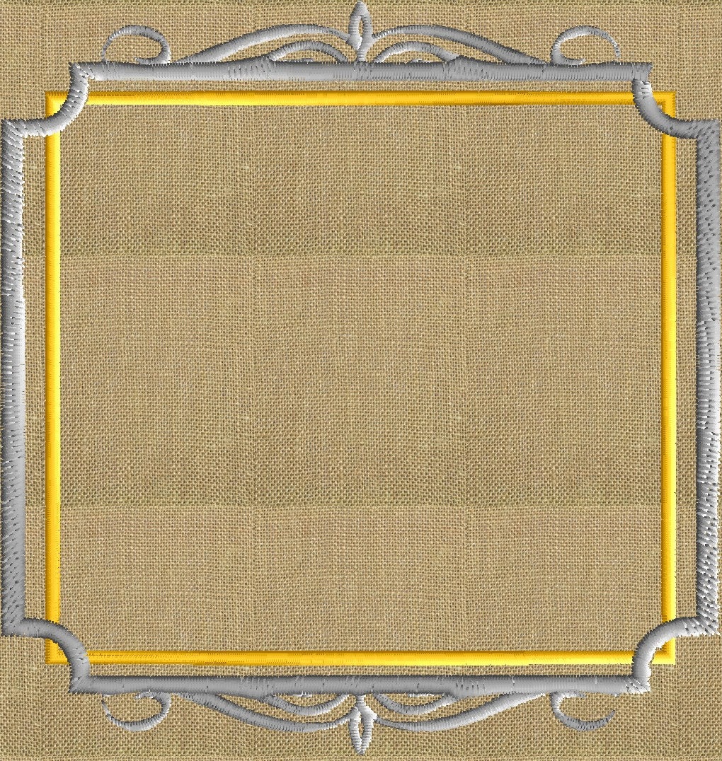 Leonardo Font Frame Monogram Embroidery Design - Font Not Included ...