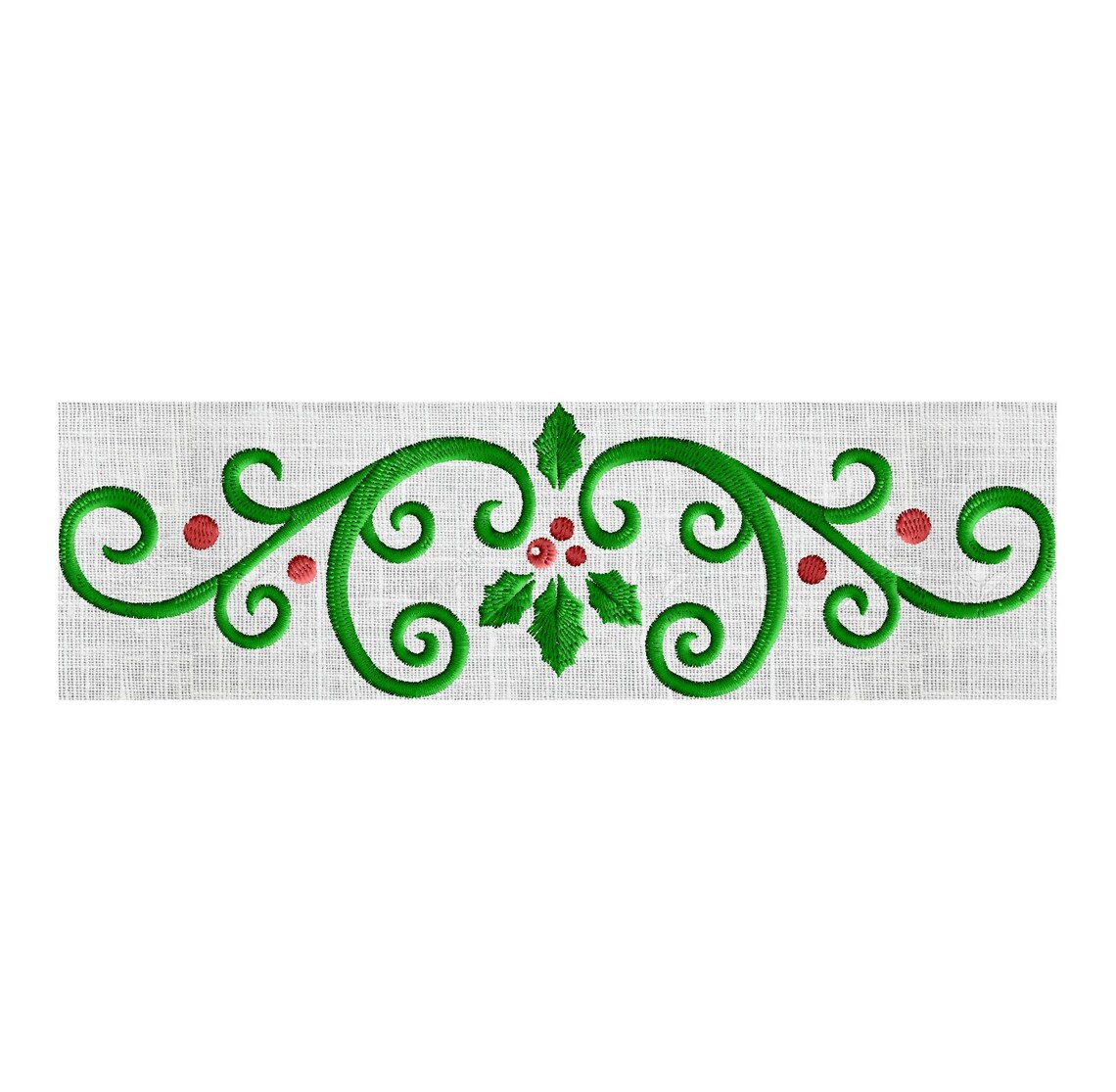 Holly Scroll Border Frame Monogram Embroidery Design EMBROIDERY DESIGN ...