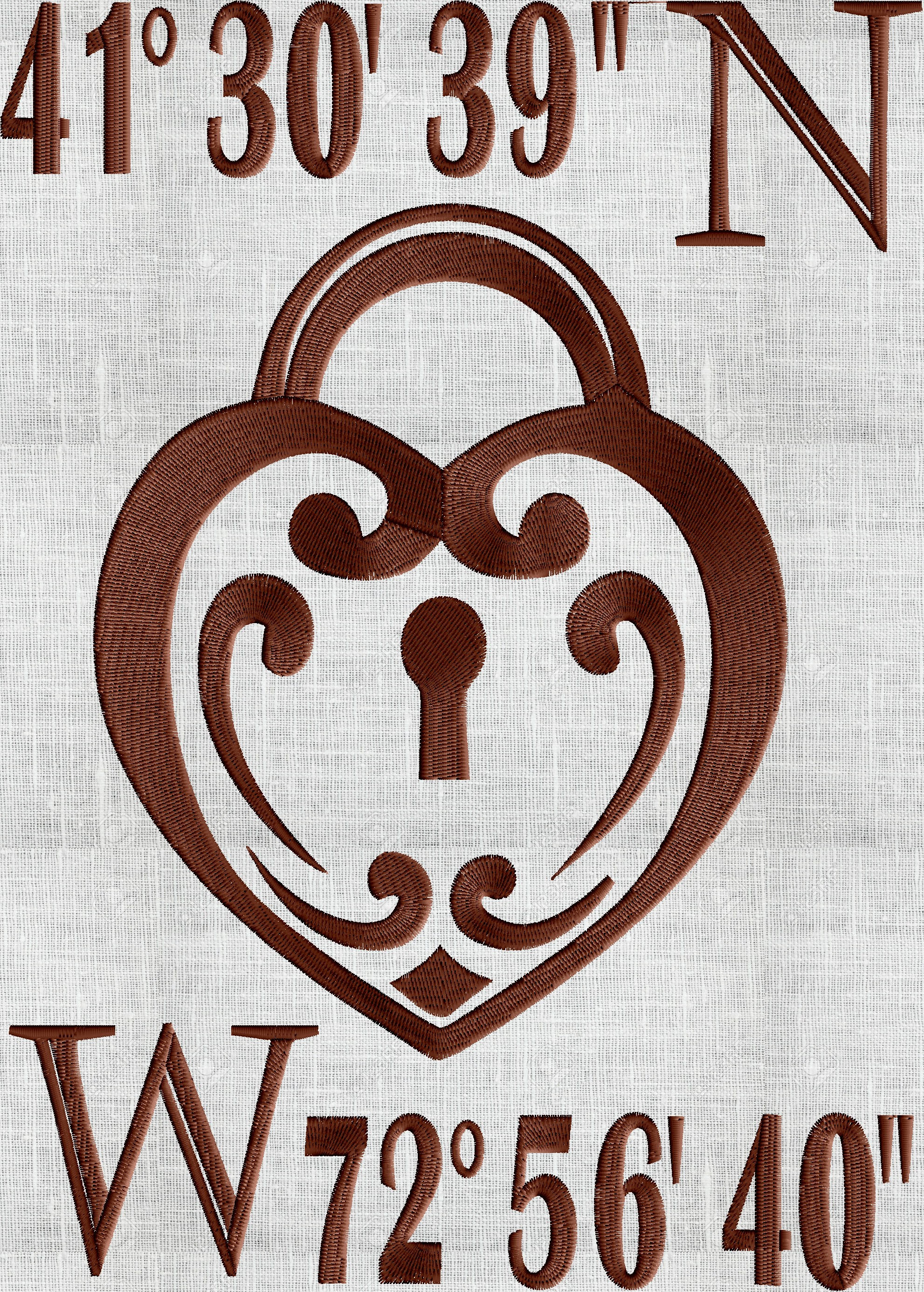 Vintage Lock Keyhole Embroidery Design - Retro Vintage EMBROIDERY ...