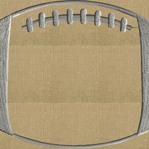 Football Font Frame Monogram Design -font Not Included - EMBROIDERY ...