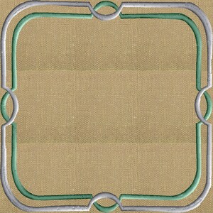 Regency Frame Monogram -font Not Included - EMBROIDERY DESIGN - Instant ...