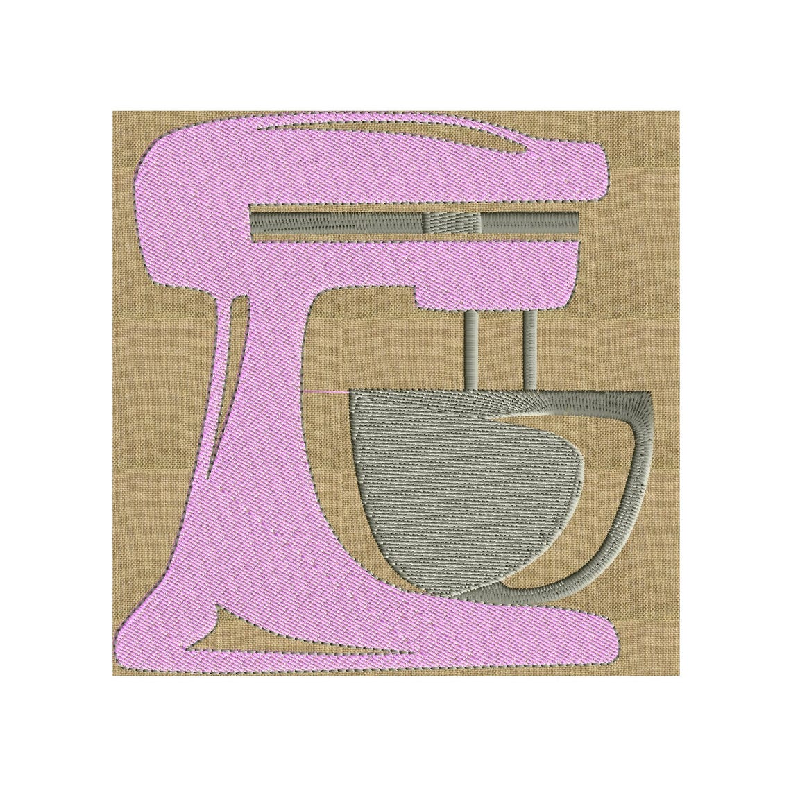 Retro Kitchen Mixer - EMBROIDERY DESIGN FILE - Instant Download - 2 ...