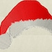 Santa Hat Font Frame Monogram -font Not Included - EMBROIDERY DESIGN ...