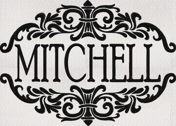 Modern Filigree Scroll Font Frame EMBROIDERY DESIGN Font - Etsy