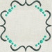 Fun Squiggle Dots Scroll Font Frame Monogram Design -font Not Included ...