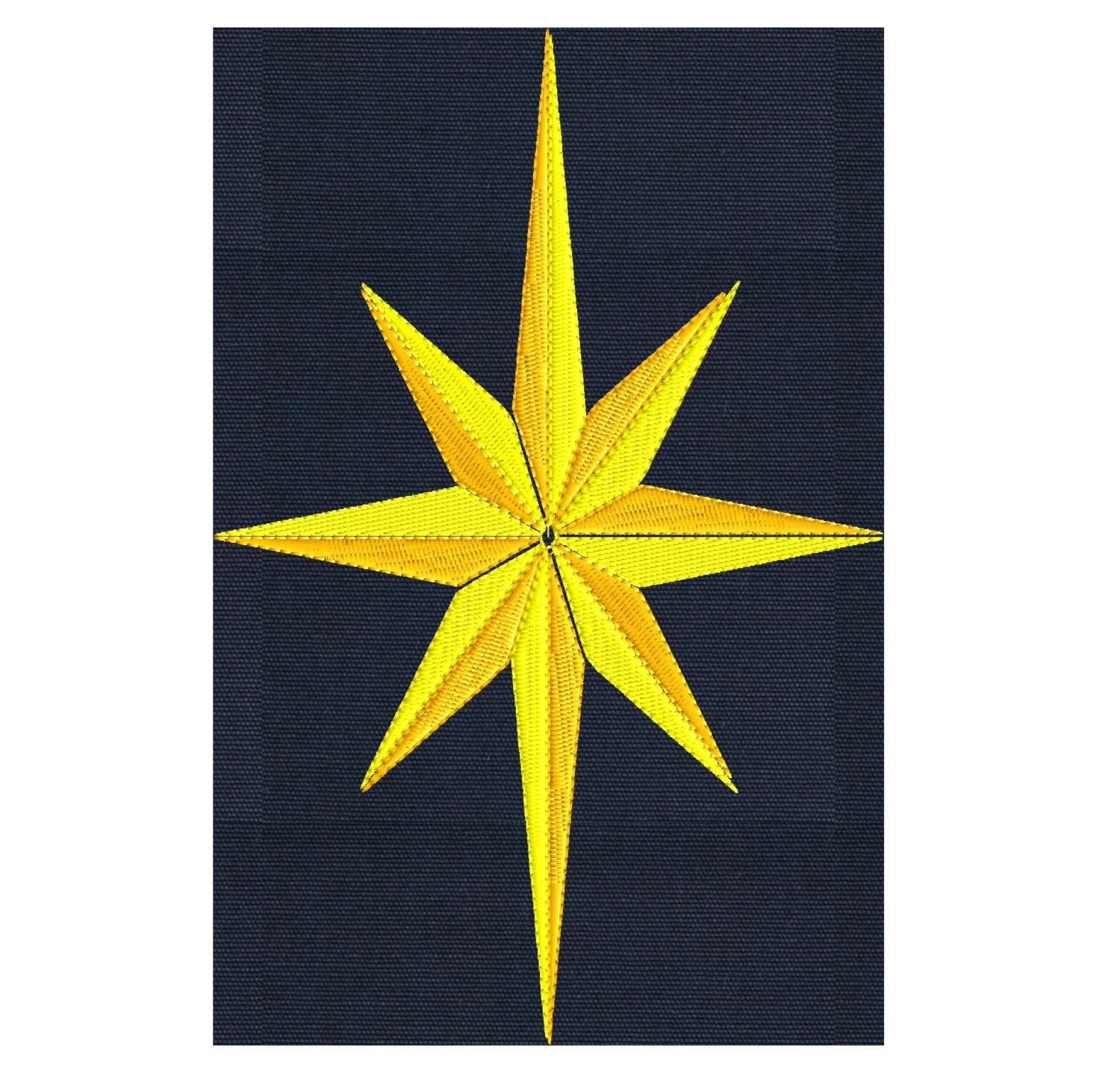 8 Point STAR Design - Christmas - Embroidery DESIGN FILE - Instant ...