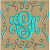 Scripty Monogram Font Embroidery File - 26 Letters -2 Sizes 2.75" & 1. ...