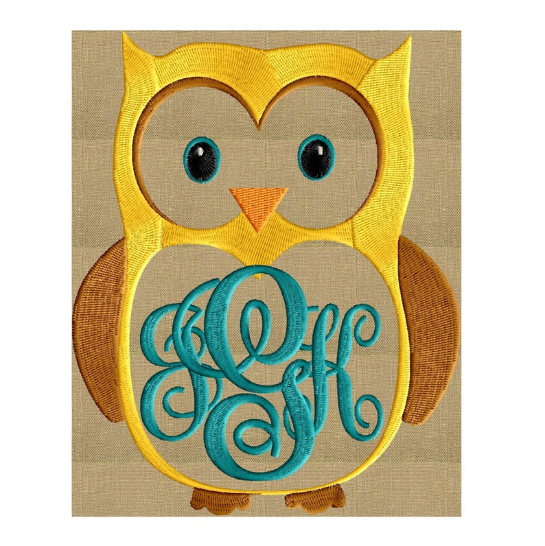 Owl Frame Design EMBROIDERY DESIGN FILE Instant Download - Etsy