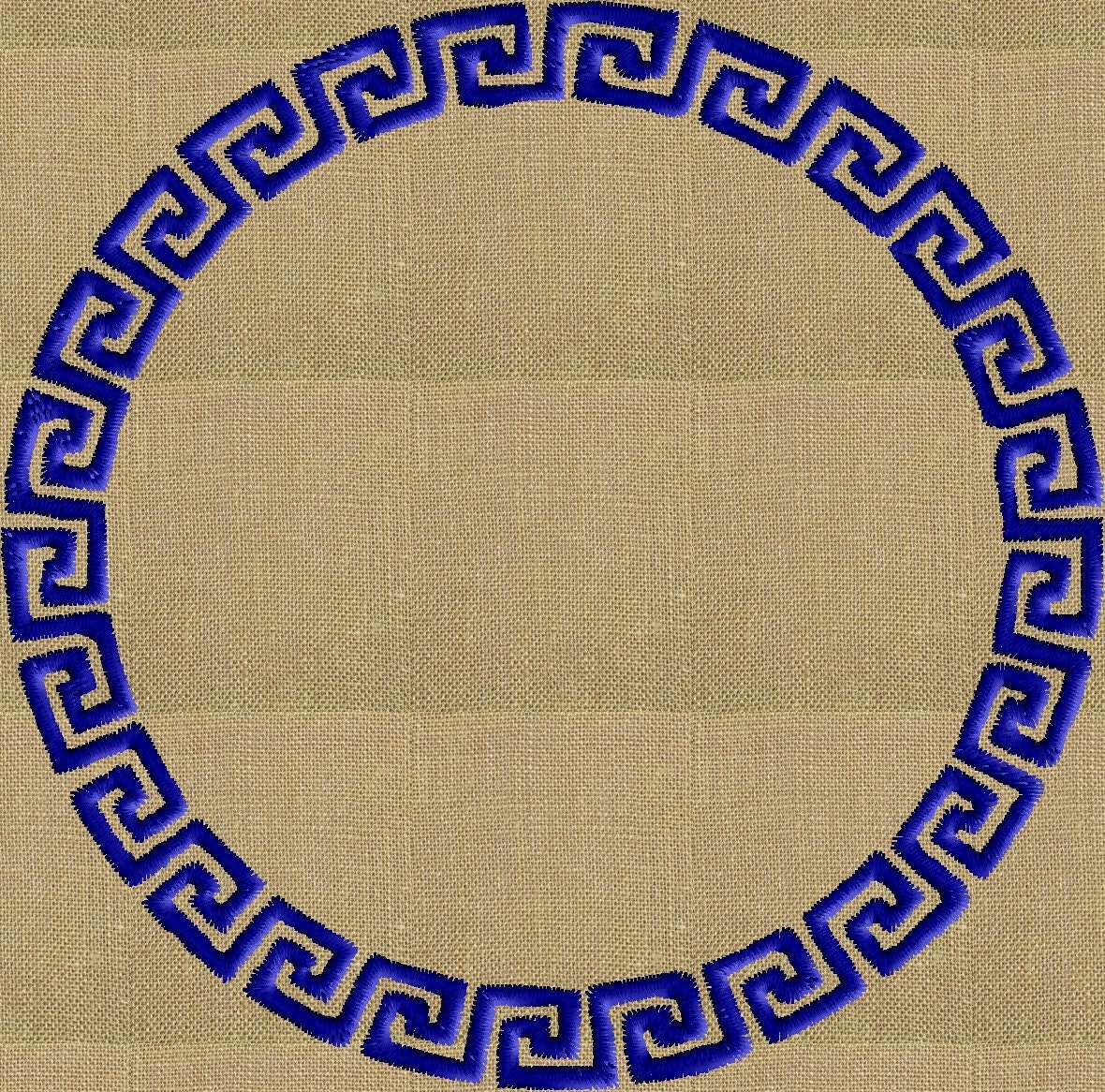 Greek Key Frame Design EMBROIDERY DESIGN FILE Instant | Etsy