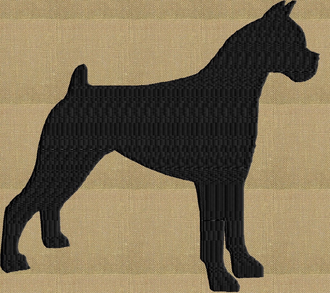 Boxer - Embroidery Design Embroidery DESIGN FILE - Instant Download - 2 ...
