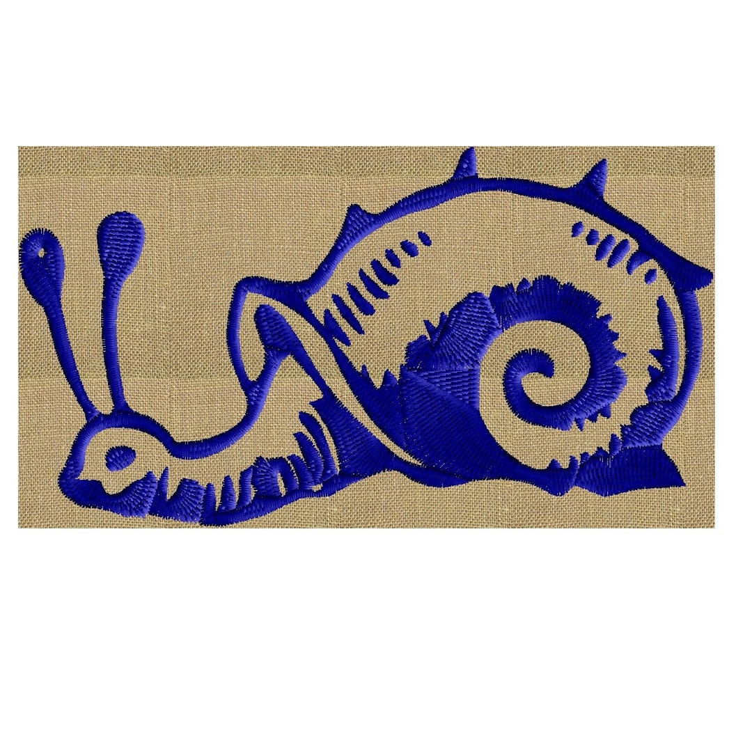 Snail - Embroidery Design Embroidery DESIGN FILE - Instant Download ...