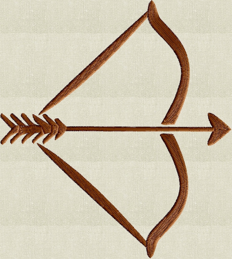 Bow and Arrow Font Frame Monogram Design Font not included | Etsy