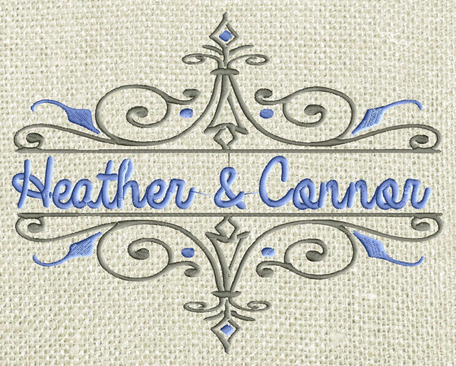 Font Frame Monogram Embroidery Design - Font Not Included - EMBROIDERY ...