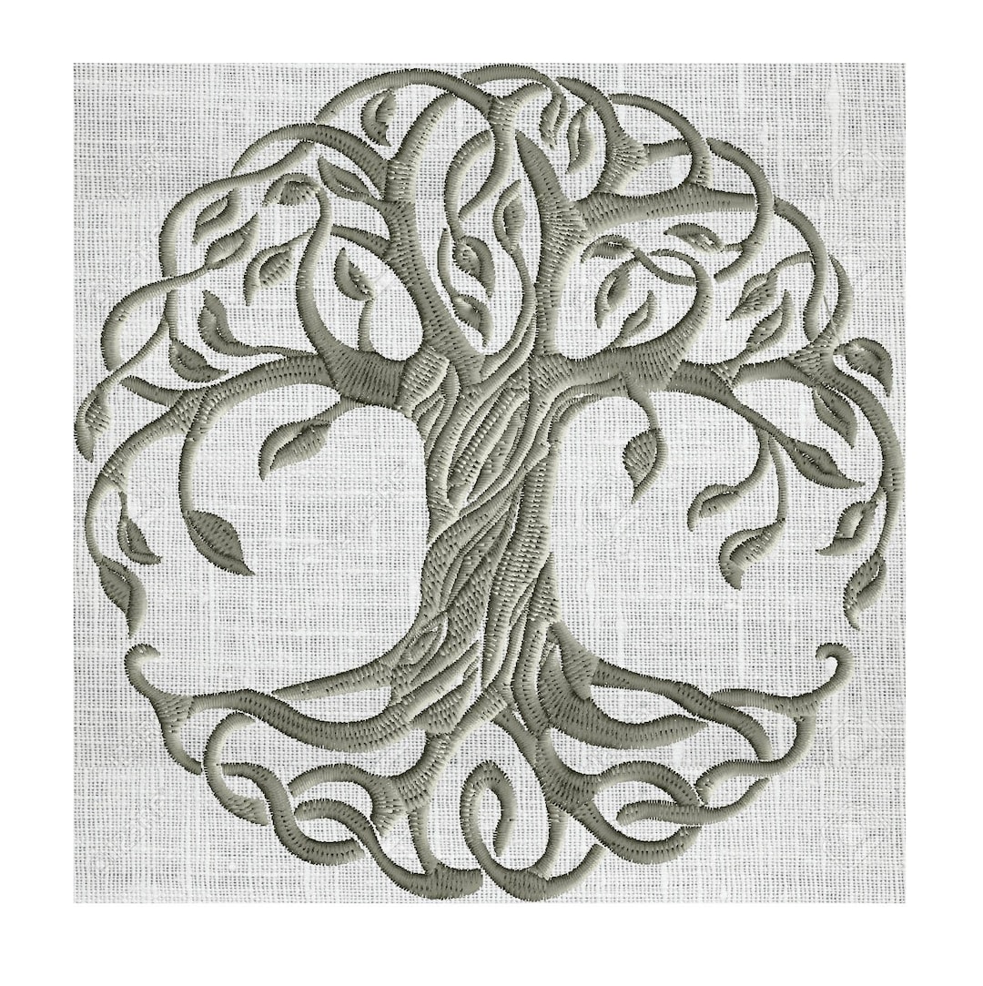 Tree of Life Embroidery Design -font Not Included- EMBROIDERY DESIGN ...