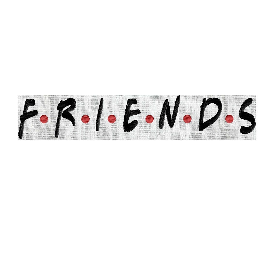 Friends EMBROIDERY DESIGN FILE Instant Download Dst Hus - Etsy