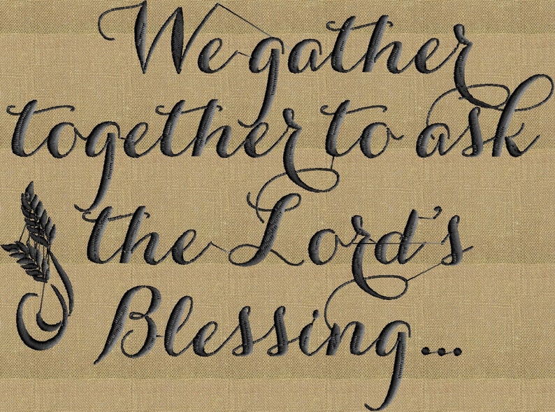 We Gather Together Thanksgiving EMBROIDERY DESIGN FILE - Etsy We Gather Together Thanksgiving EMBROIDERY DESIGN FILE - Etsy