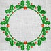 Holly Font Frame Monogram Embroidery Design - Font Not Included ...