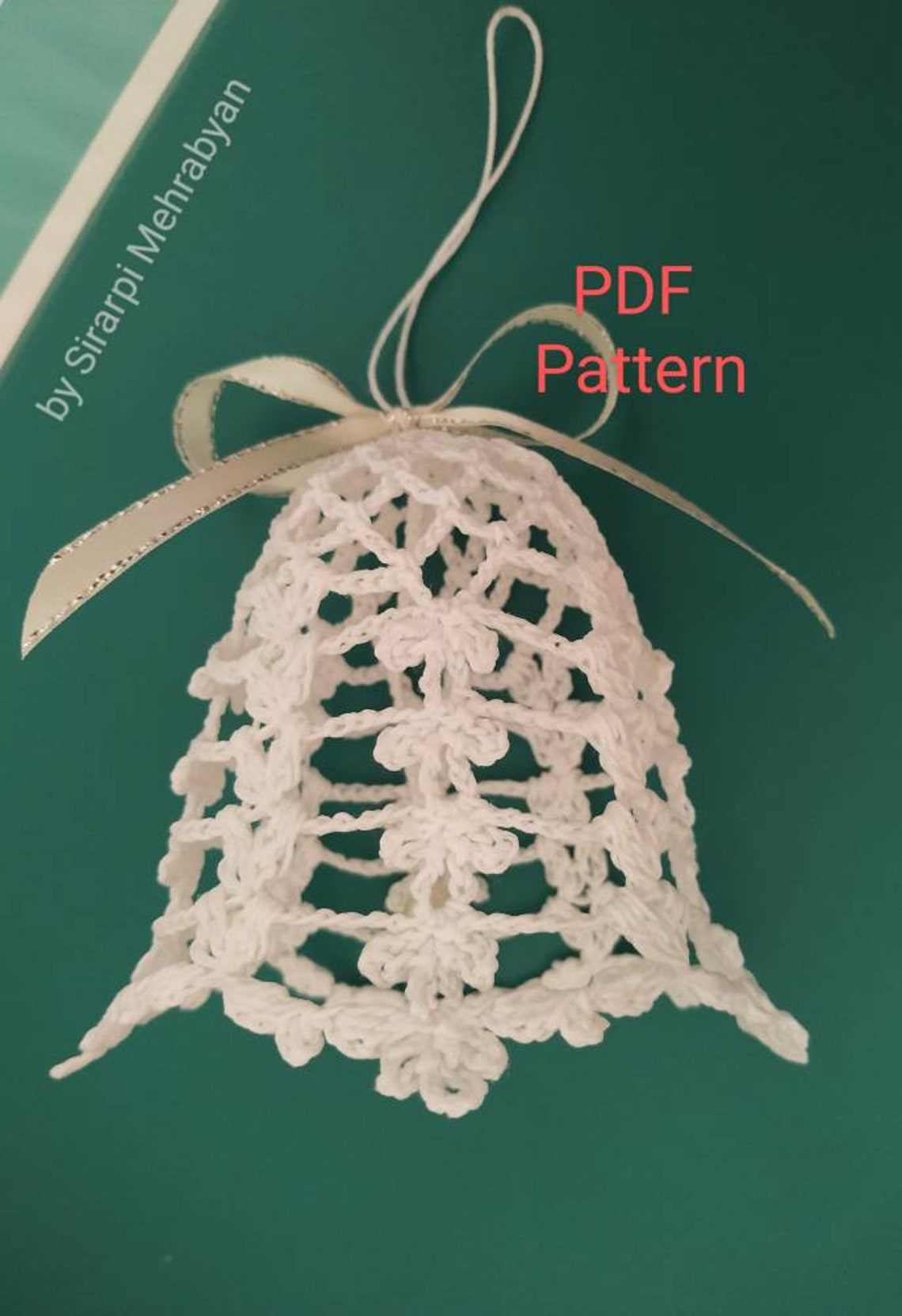 Crochet Bell Pattern PDF diy how to make Jingle Bells | Etsy