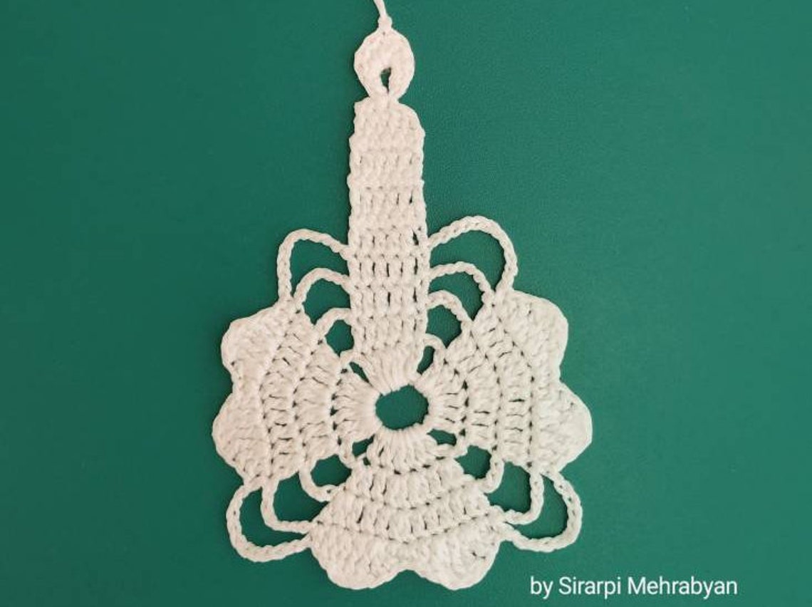 Crochet Candle Pattern PDF Candle Tutorial Christmas Gift | Etsy