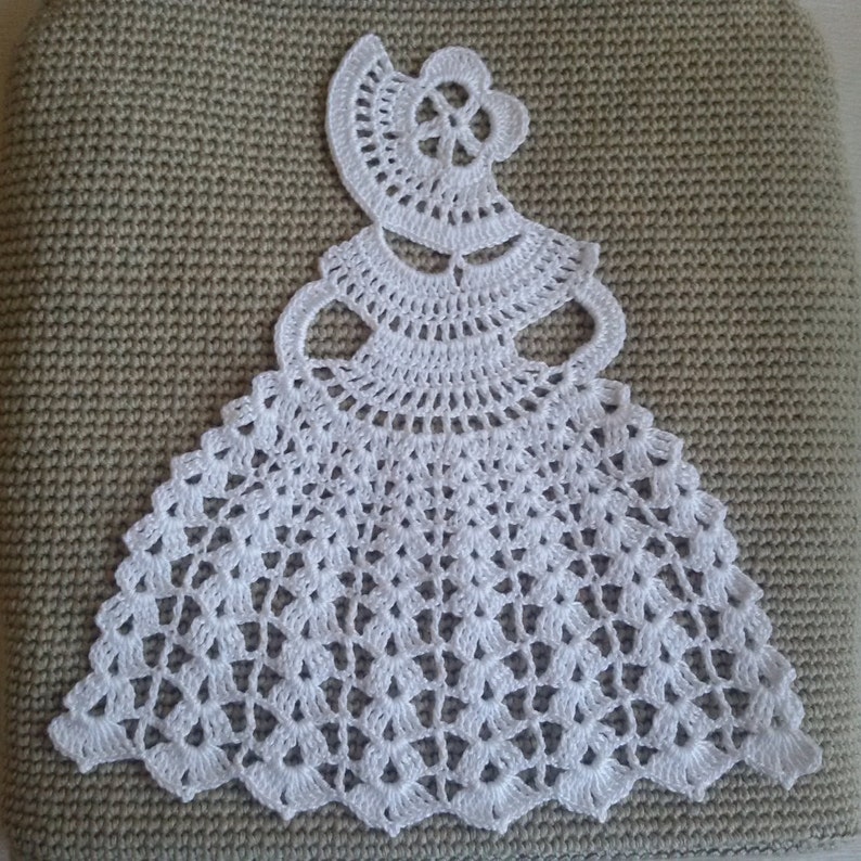 Crinoline Lady Doily Crochet Pattern PDF Lady Applique | Etsy Australia